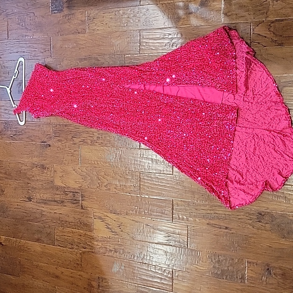 Bright Pink Sequin Mermaid Prom Dress - Gem